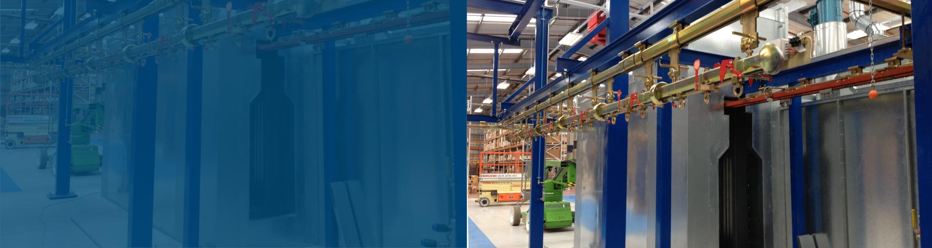 Power chain painting lines - NIKO Conveyor systems