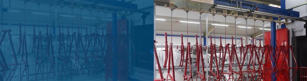 Power chain painting lines - NIKO Conveyor systems
