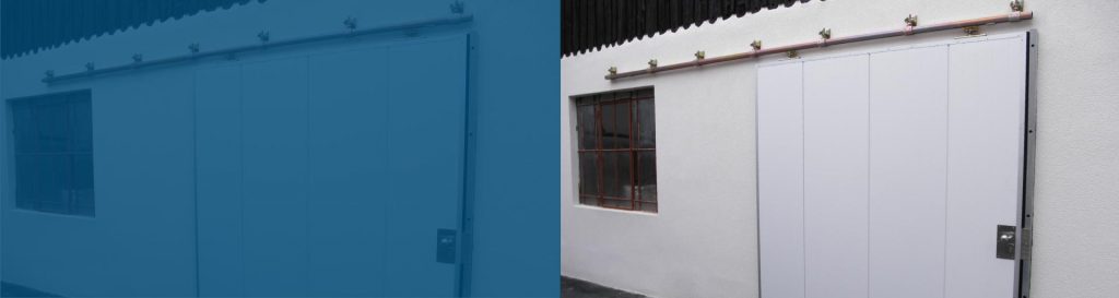 Sliding doors for warehouses & industrial spaces - NIKO - HELM HELLAS SA