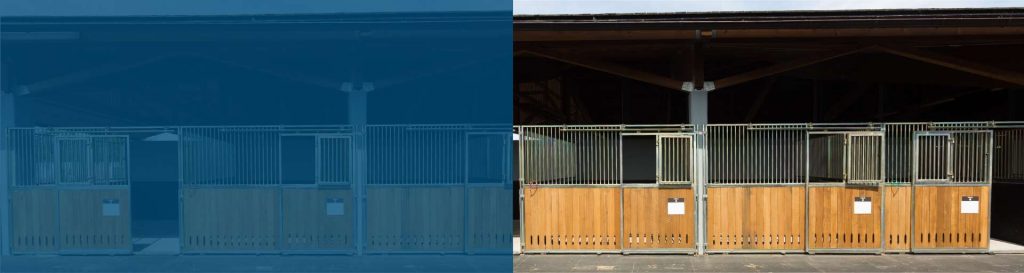 Stable and barn sliding partitions - NIKO