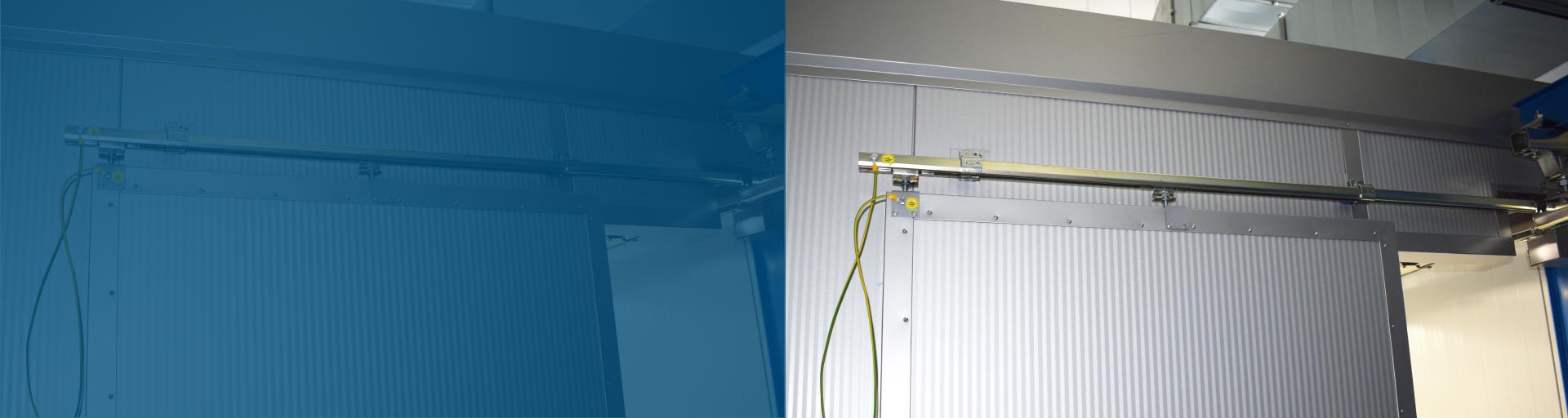 Sliding doors for painting booths - NIKO - HELM HELLAS SA