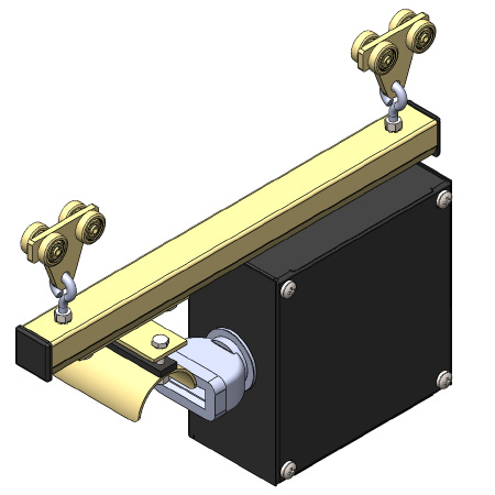 Remote pendant trolley with terminal box for pendant control station ...