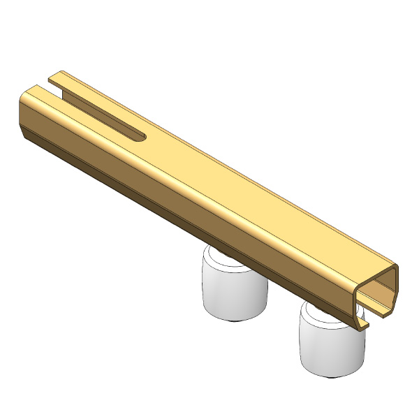 Double guide roller with track - NIKO - HELM HELLAS SA