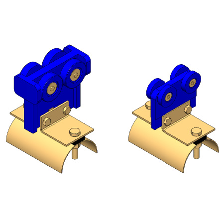 Cable trolley (nylon) - NIKO - HELM HELLAS SA
