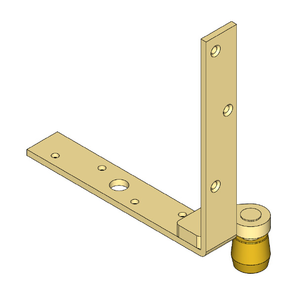 Corner guide Type “B” with roller, right - NIKO - HELM HELLAS SA
