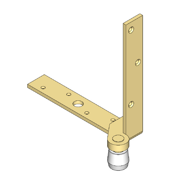 Corner guide Type “B” with roller, left - NIKO - HELM HELLAS SA