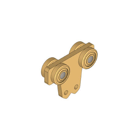 4-Wheel Trolley with two Holes - NIKO