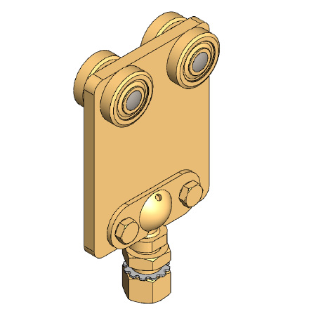 4-Wheel Trolley with Rotating Screw - NIKO - HELM HELLAS SA