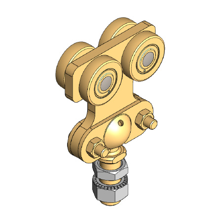 4-Wheel Trolley with Rotating Screw - NIKO - HELM HELLAS SA