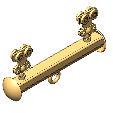 Flight Bar with Fixed Eye Nut - NIKO - HELM HELLAS SA