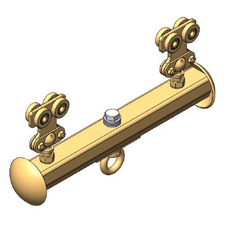 Flight Bar with Rotating Eye Nut - NIKO - HELM HELLAS SA