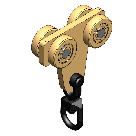 4-Wheel Trolley with Rotating Ring - NIKO - HELM HELLAS SA