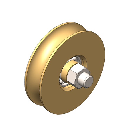 Steel bottom roller - NIKO - HELM HELLAS SA