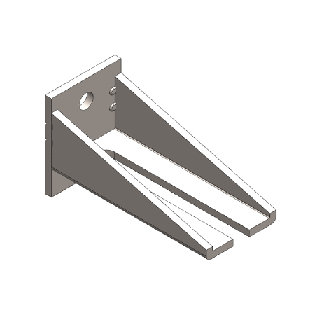Double adjustable wall bracket - NIKO - HELM HELLAS SA