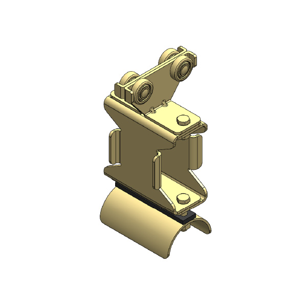 Flat cable towing trolley - NIKO