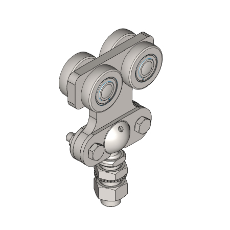 4-Wheel Trolley with Rotating Screw - NIKO - HELM HELLAS SA