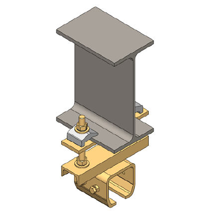 Adjustable bracket for I-Beam - NIKO - HELM HELLAS SA