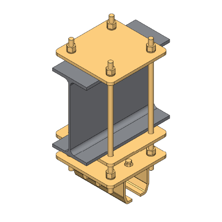 Height adjustable splice joint for I-Beam - NIKO - HELM HELLAS SA