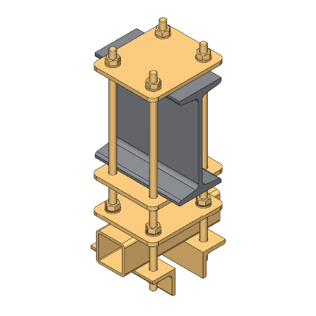Height adjustable mounting assembly with plates for I-Beam - NIKO ...