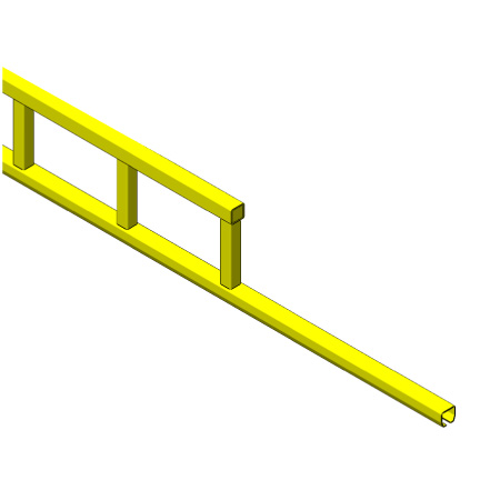 Reinforced track with welded square profiles - NIKO - HELM HELLAS SA