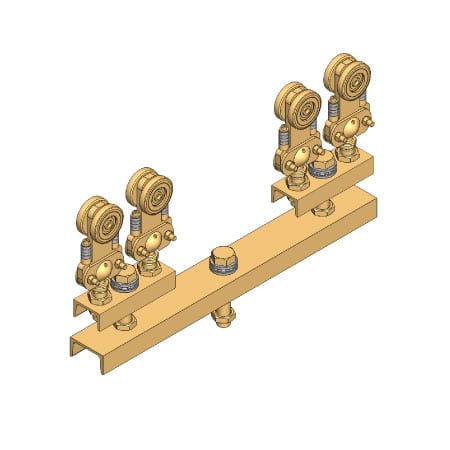 Flight bar with 2pcs load carriers NR.27.T143, with screw - NIKO - HELM ...