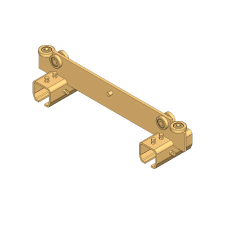 End carriage with double track joint - NIKO - HELM HELLAS SA