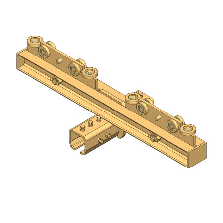 Heavy duty end carriage trolley - NIKO - HELM HELLAS SA
